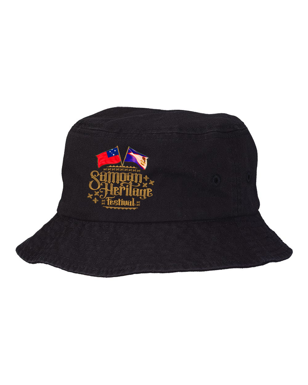 Samoan Heritage Fest Black Bucket Hat – SamoanHeritageFest